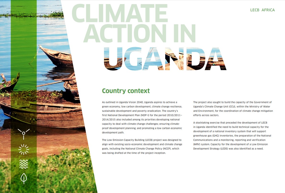 LECB Programme Impact and Results: Uganda | UNDP Climate Promise
