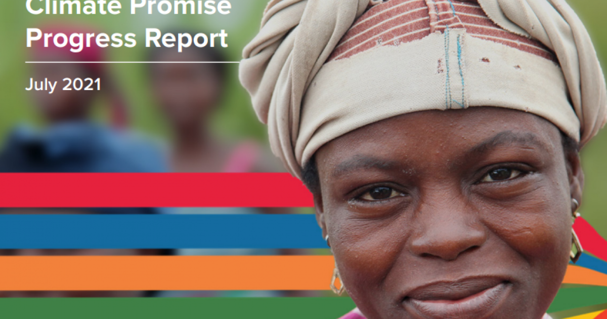 Climate Promise Progress Report - July 2021 | Climate Promise
