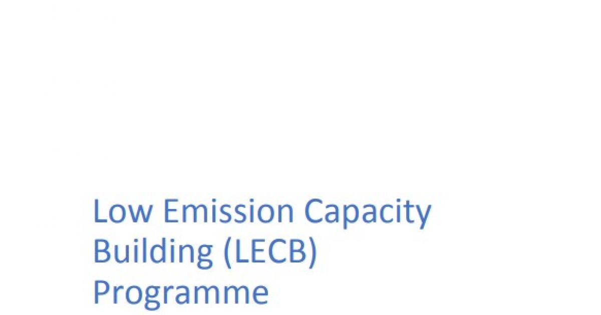 LECB Programme Final Report | Climate Promise