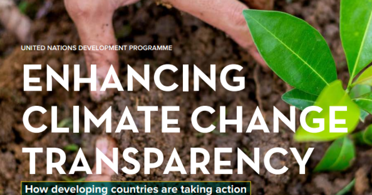 Enhancing climate change transparency: How developing countries are ...
